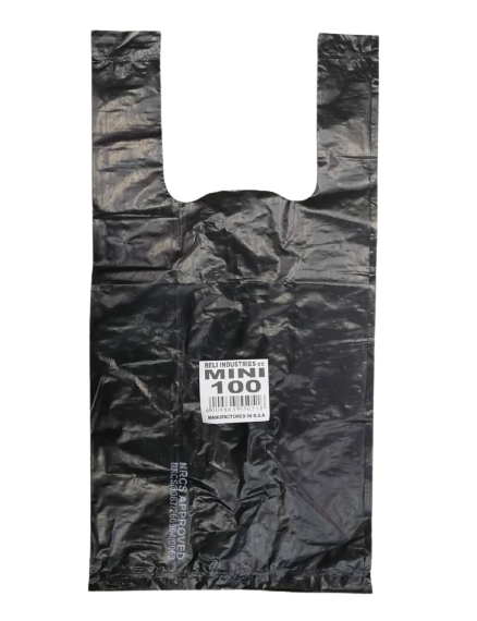 MINI PLASTICS 100s BLACK (20cmx28cm) - MINI100– Kings Baby Centre